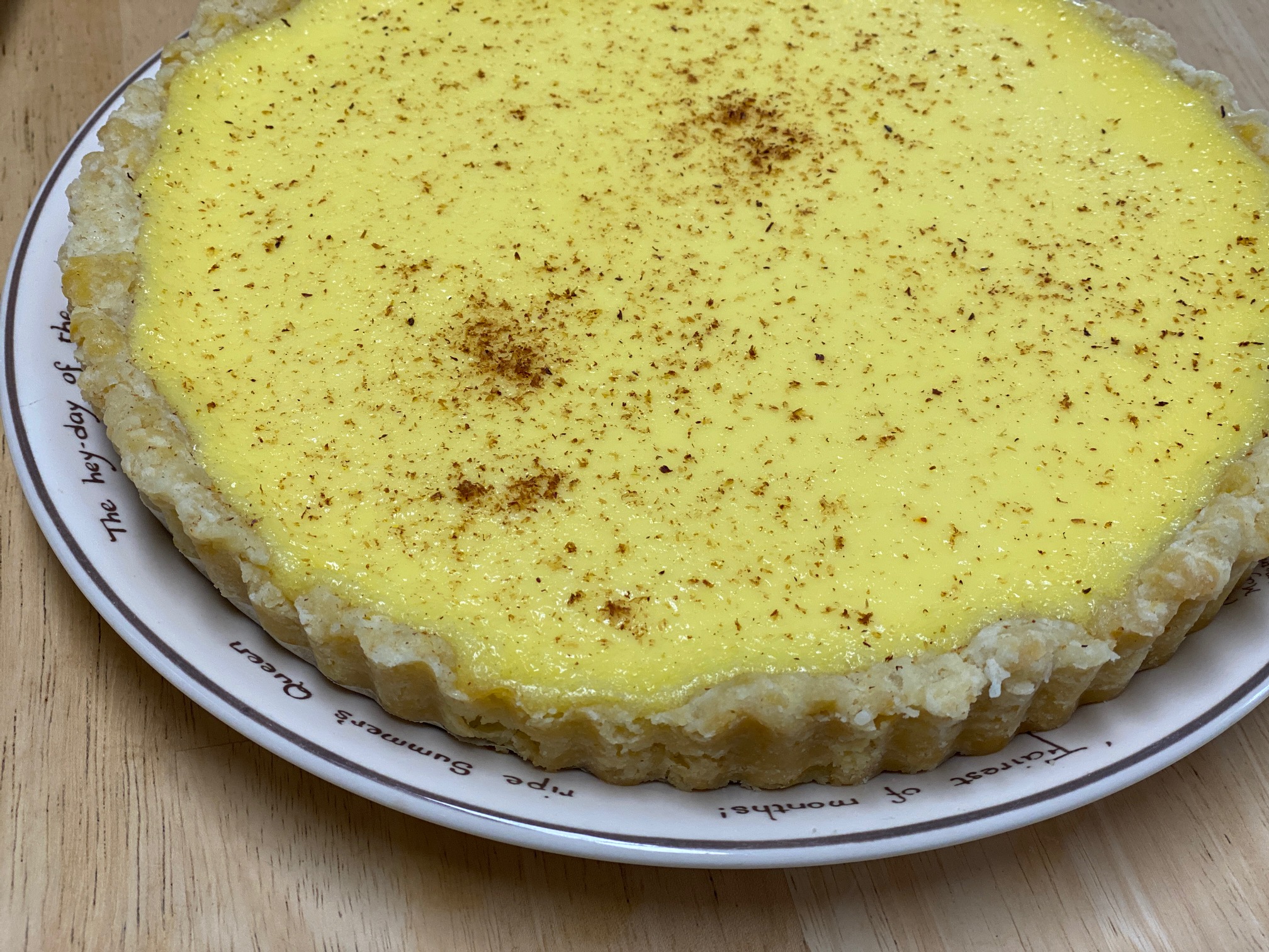 Royal Custard Tart – KH Confections